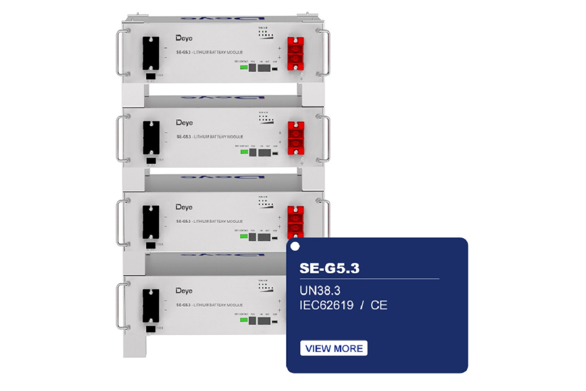 Аккумулятор Deye SE-G5.3 LiFePO4 5,3 кВт купить в Измаиле, цена